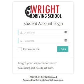 Student Portal - Wright Driving School